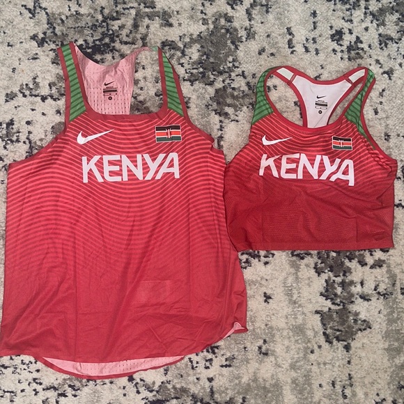 Nike | Tops | New Nike Pro Elite Kenya Track Team Sports Bra And ...
